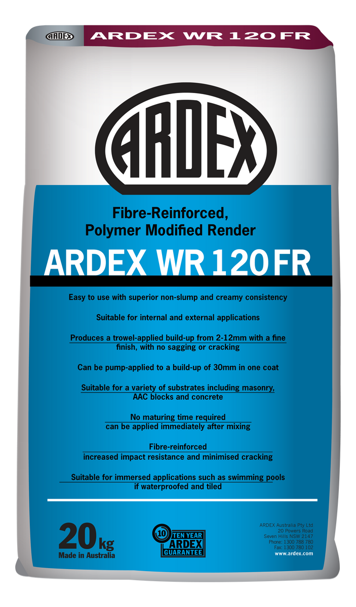 Ardex WR 120 FR - Fine-Grade Acrylic Render – Komerco