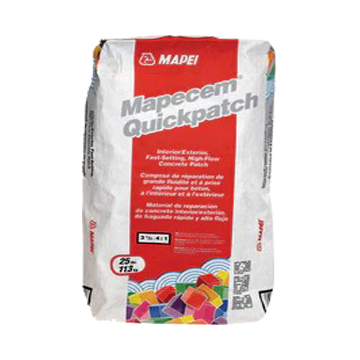 Mapecem Quickpatch - High-Performance, High-Flow Concrete Patching ...