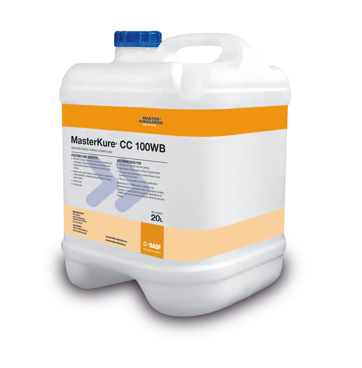 MasterKure CC 100WB - Wax-Emulsion Fresh Concrete Curing Compound – Komerco